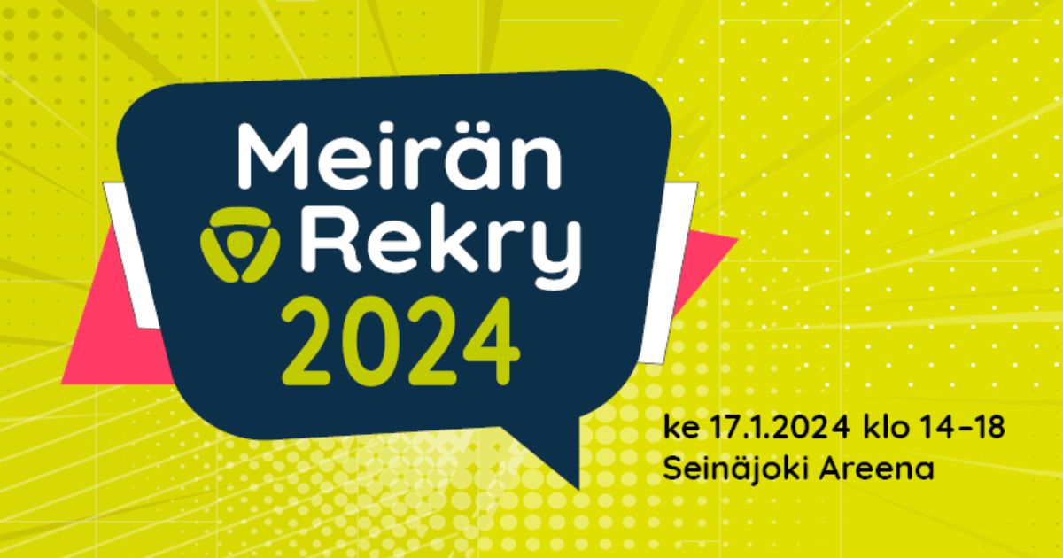 Meirän Rekry 2024 järjestetään Seinäjoki Areenalla 17.1.2024 - Ajankohtaista - Työmarkkinatori